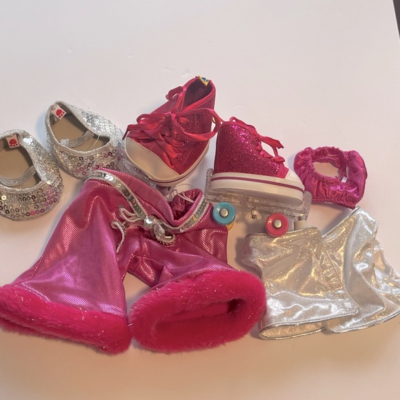 Build-A-Bear | Toys | Build A Bear Lot Roller Skates Disco Outfit ...